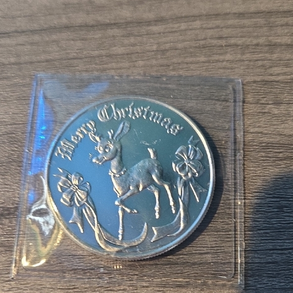 Other | Merry Christmas Rudolph The Red Nosed Reindeer One Troy Ounce ...